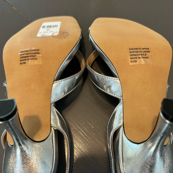 Anthropologie | Shoes | Nib Anthro Silent D Strappy Slingback Kitten ...